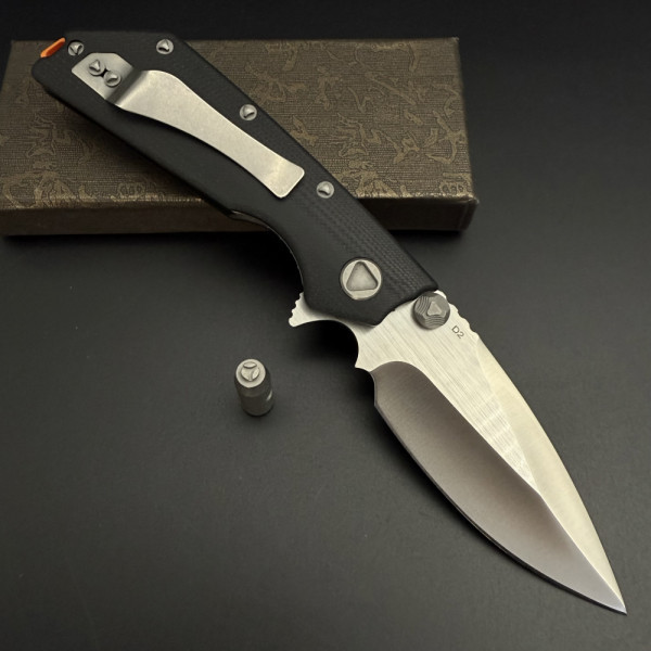 Полуавтоматичен сгъваем супер нож ZT KNIVES D2 TRIANGLE, стомана D2 ...